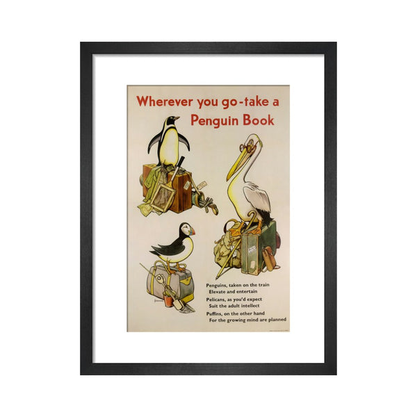 Take a Penguin Book -- Penguin 90th Art Print – Penguin Shop
